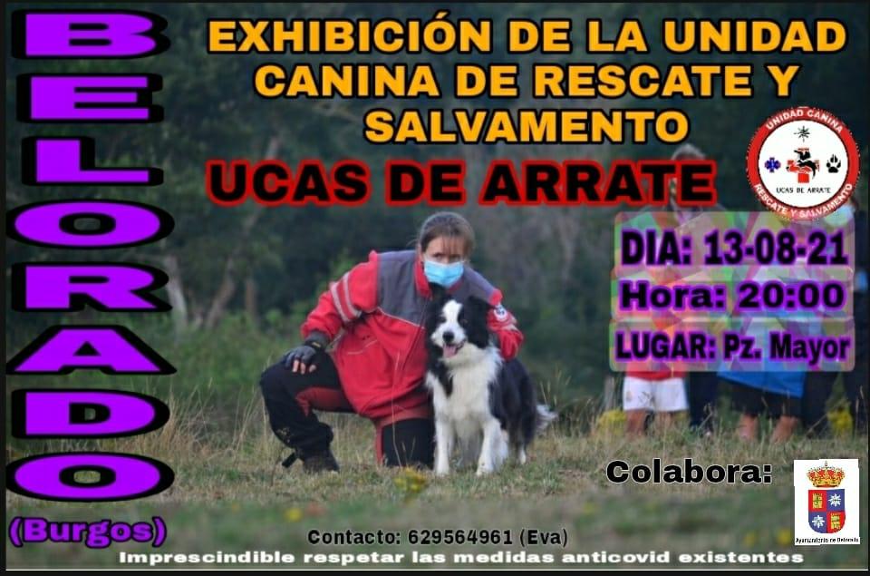 Exhibición de la unidad canina de rescate. UCAS de Arrate | Bureba y Valles Exhibición de la unidad canina de rescate. UCAS de Arrate | Bureba y Valles